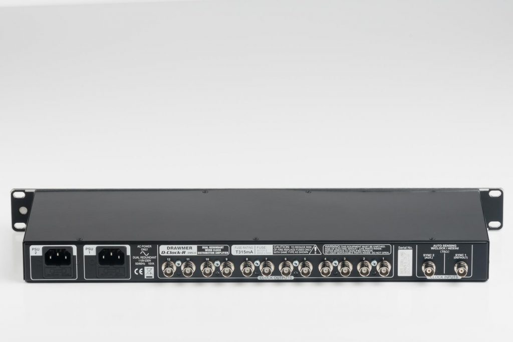 Drawmer DMS6 Dual Redundant Wordclock Distribution Amplifier - Studio ...