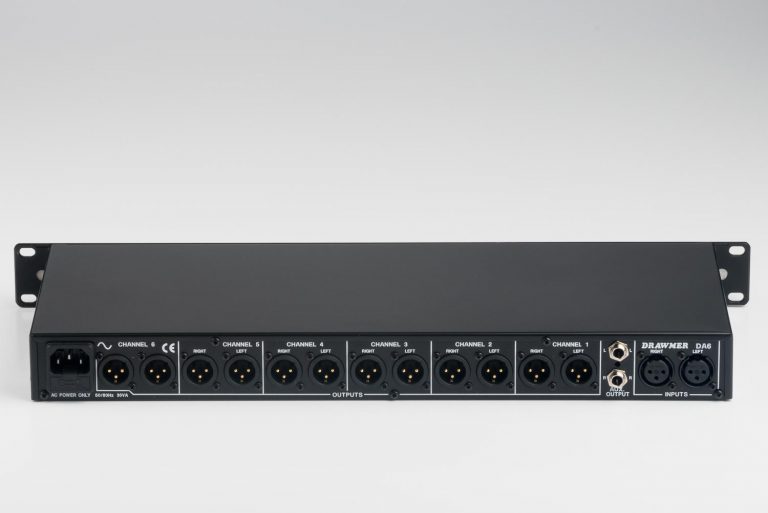Drawmer DRA-DA6 - Balanced Distribution Amplifier - Studio Connections