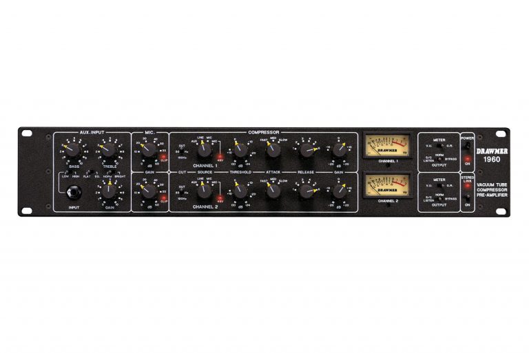 Drawmer 1960 Dual Tube Pre-Amp/Compressor - Studio Connections